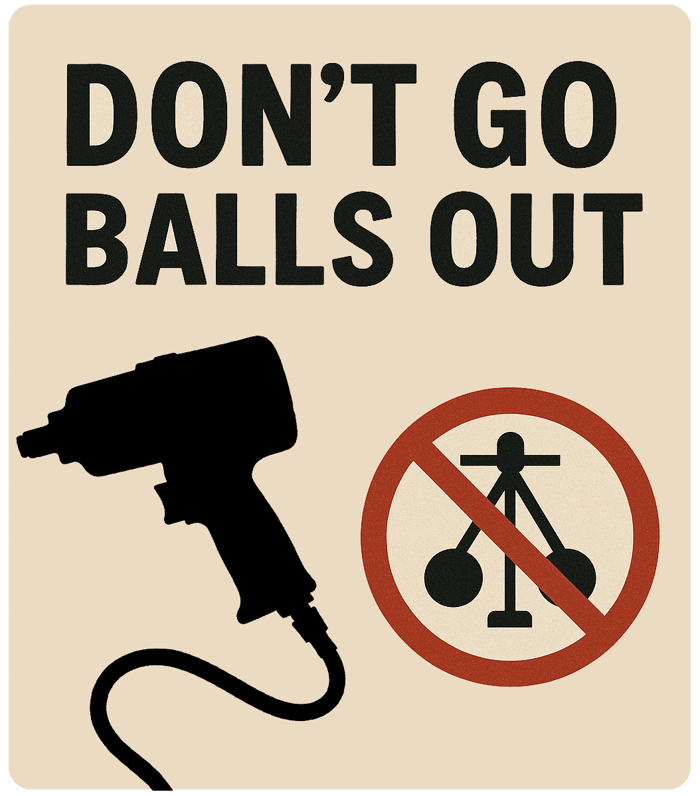 Don’t Go Balls-Out With Your Air Compressor