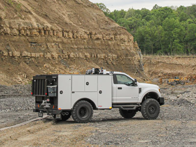 Truck Mounted Rotary Screw Air Compressors For Service Vehicles | 2024